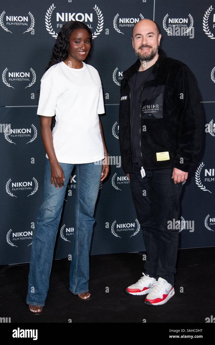 Karidja Toure and Kyan Khojandi attending the Nikon Film Award Ceremony ...