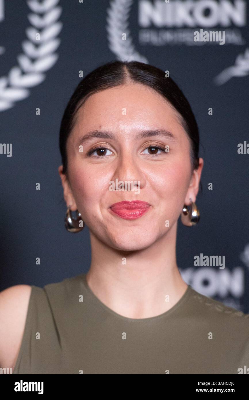 Paris, France. 09th Apr, 2025. Anaide Rozam attending the Nikon Film ...