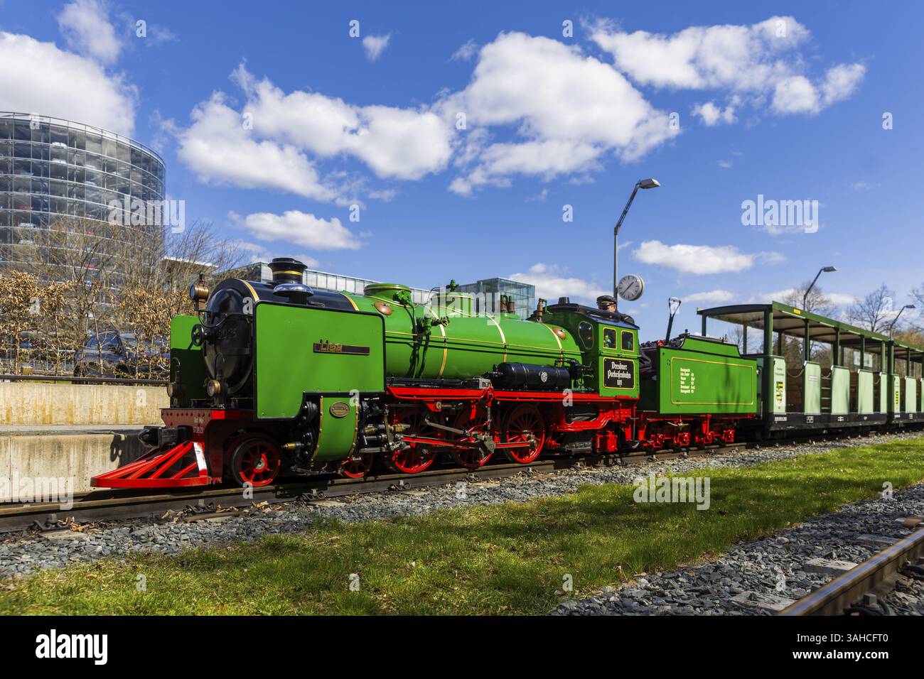 The popular small railway in Dresden's Great Garden has been in ...