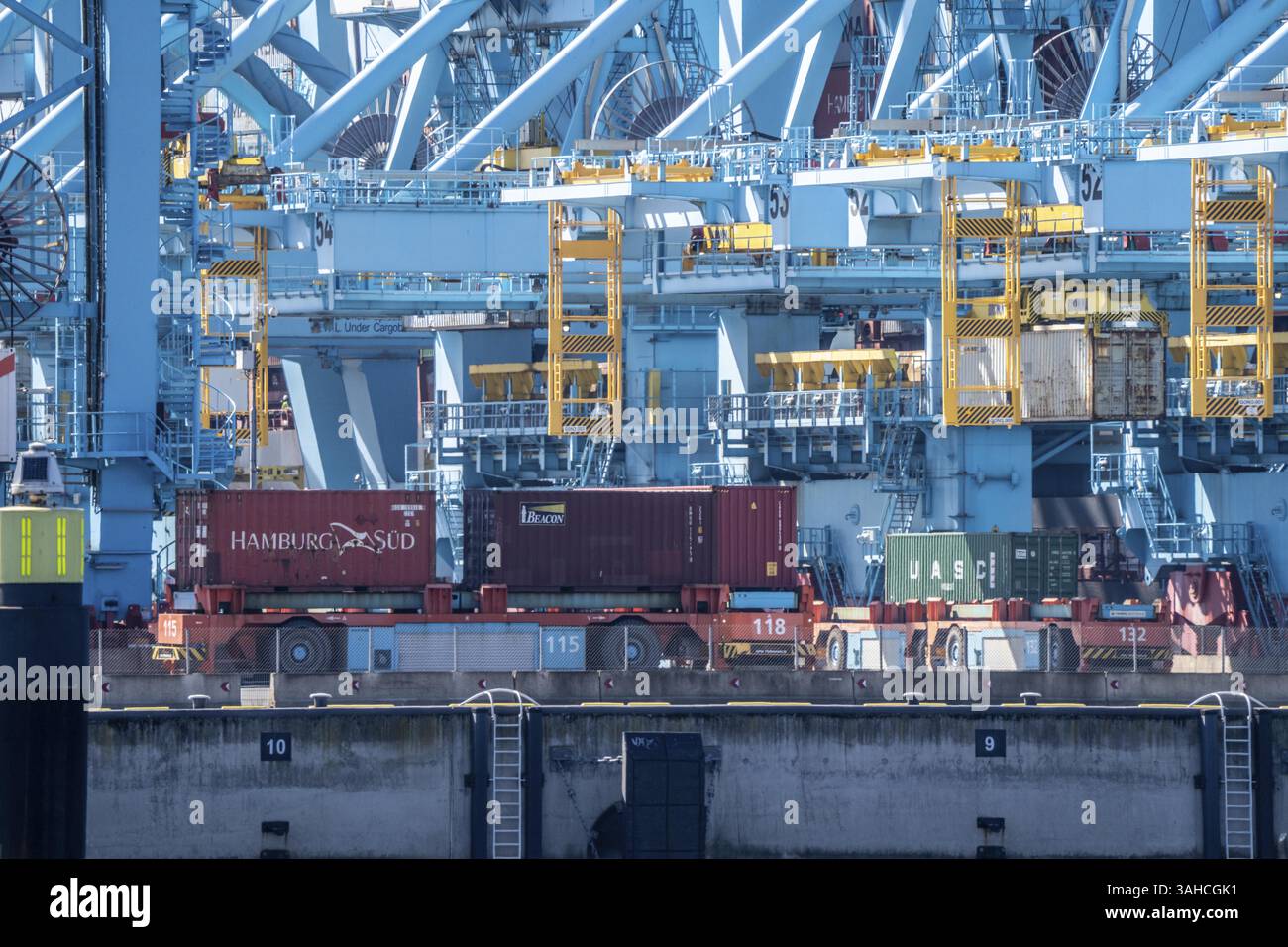 RWG Container Terminal, autonomous container transport at the quay ...