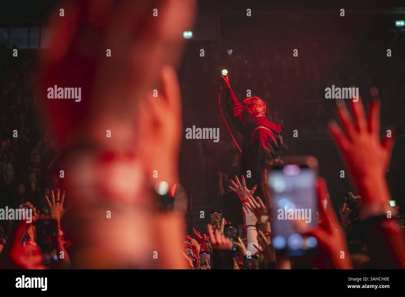 Tyler Joseph, lead singer of Twenty One Pilots live on The Clancy World ...