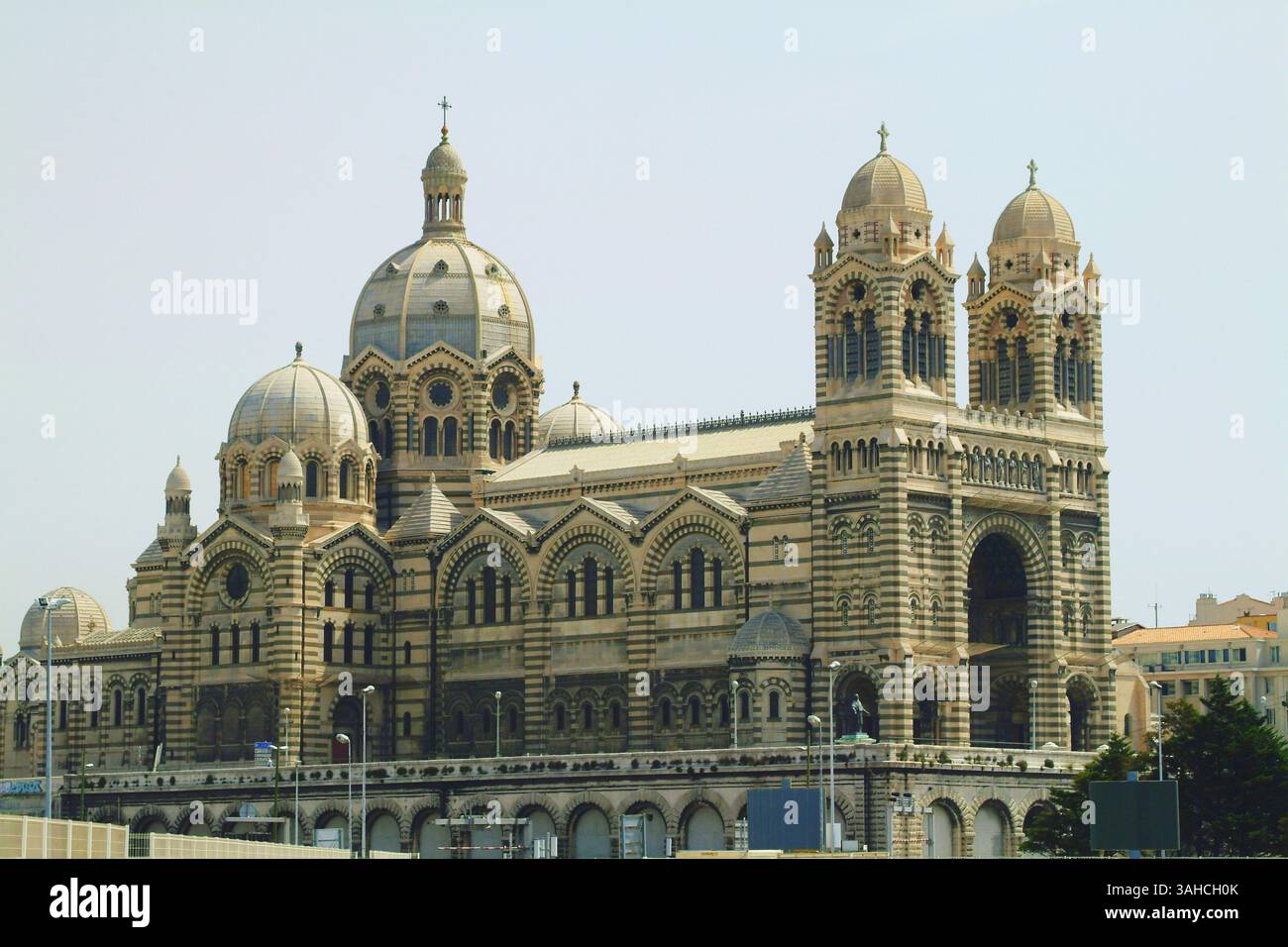 Cathedral La Major, a monumental neo-Romanesque-Byzantine church built ...