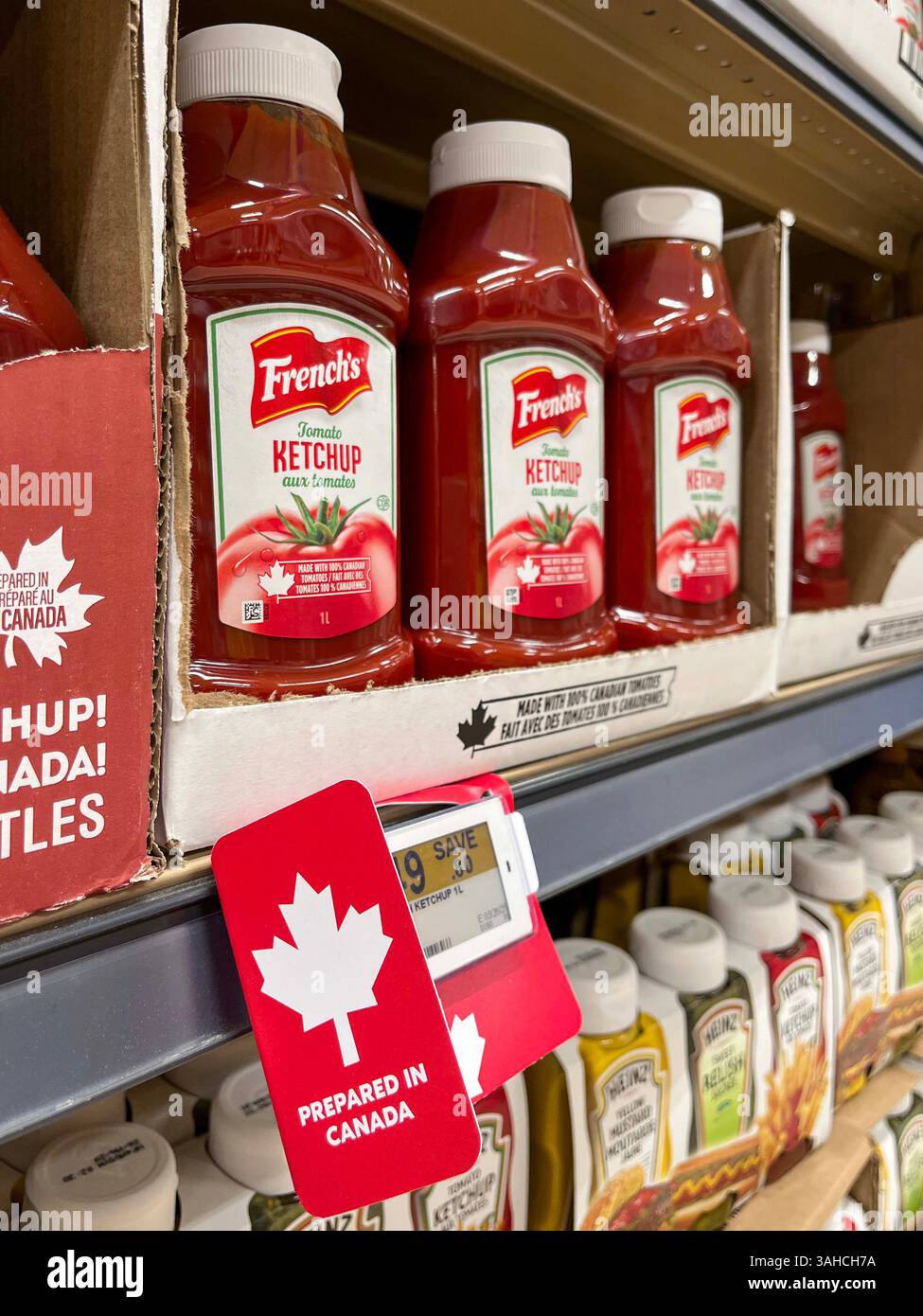 Prepared in canada sign hi-res stock photography and images - Alamy
