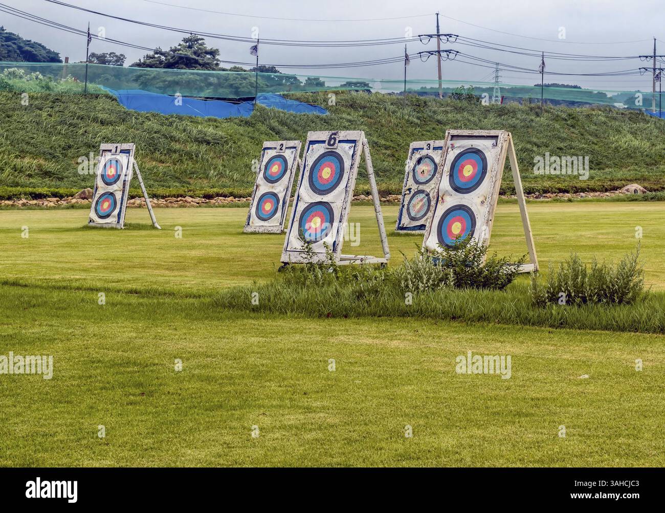 Seosan, South Korea. August 14, 2020: For editorial use only. Targets ...