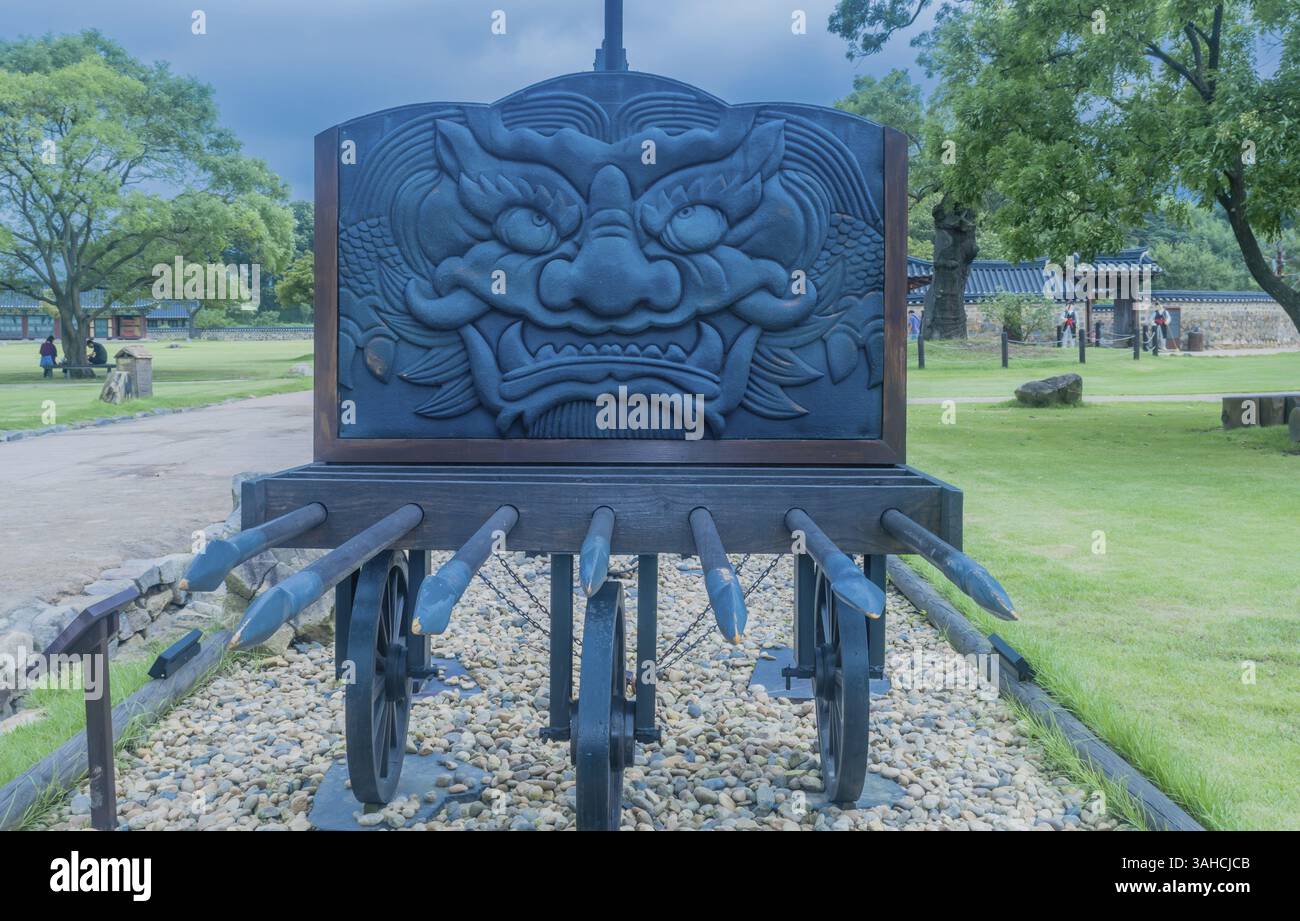 Seosan, South Korea. August 14, 2020: Old traditional Joseon dynasty ...