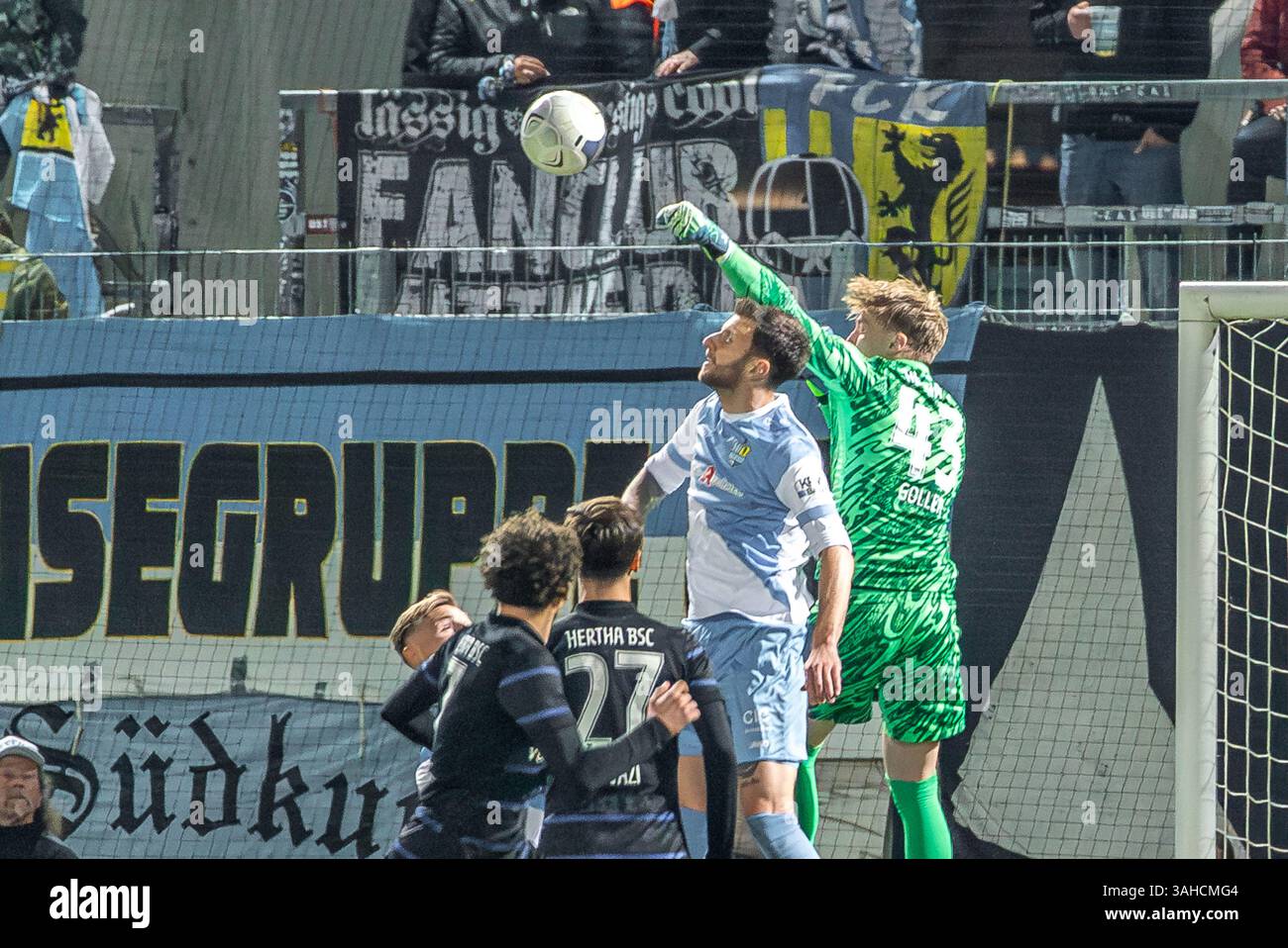 Chemnitz, Deutschland 09. April 2025: Regionalliga Nordost - 2024/2025 ...
