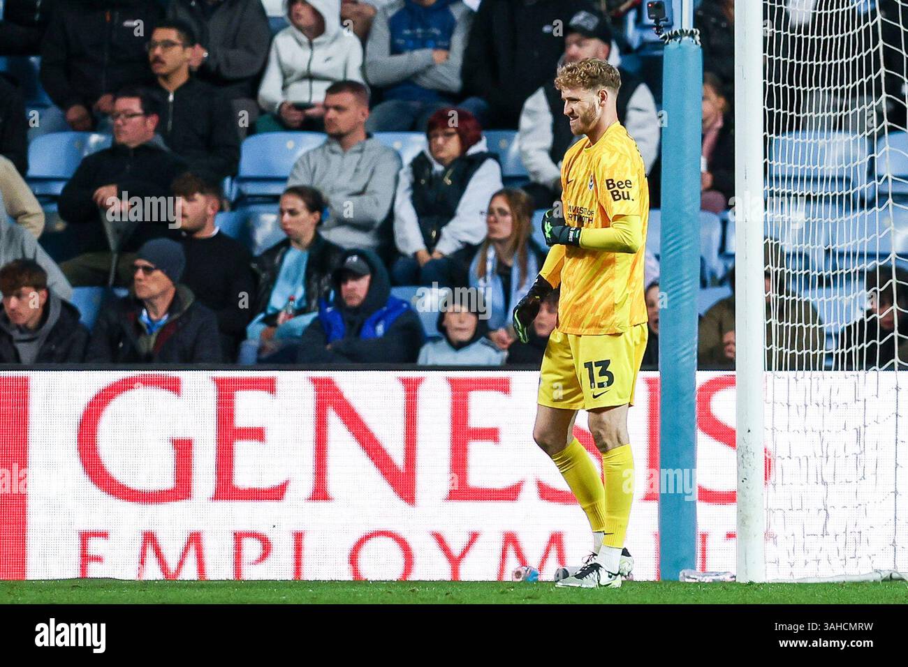 #13, goalkeeper, Nicolas Schmid of Portsmouth during the Sky Bet ...