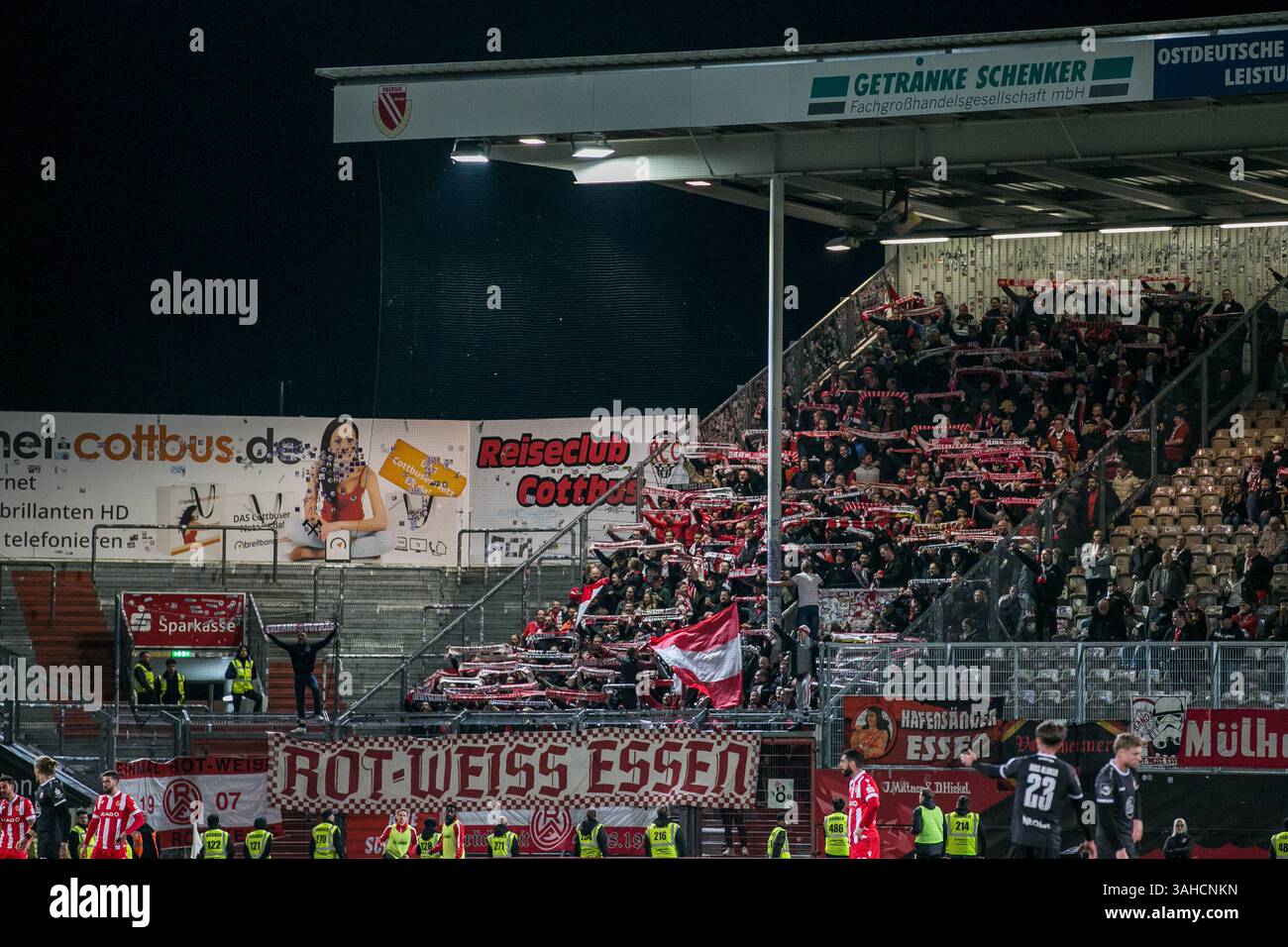 Cottbus, Deutschland 09. April 2025: 3. Liga - 2024/2025 - FC Energie ...