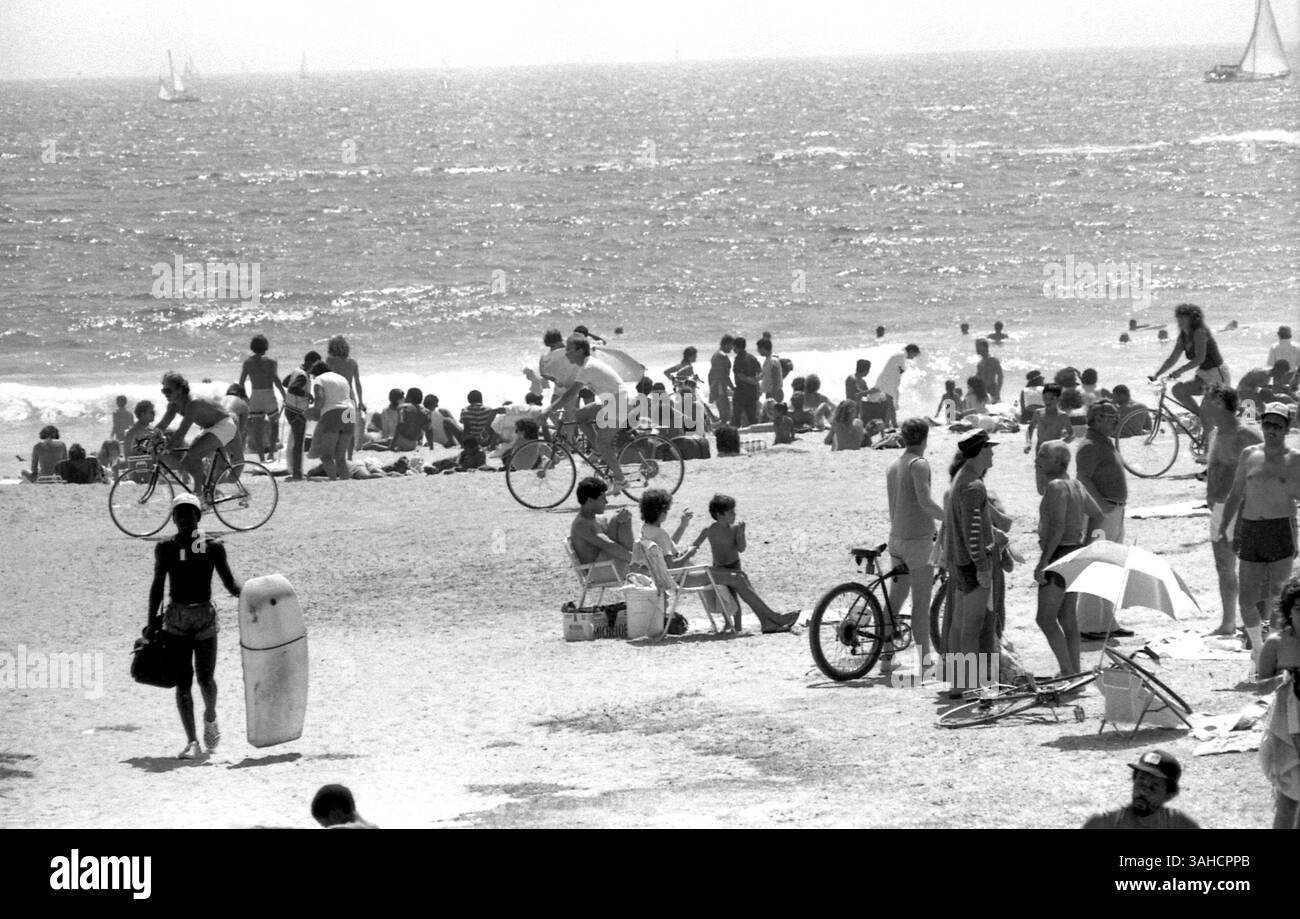 View los angeles beach Black and White Stock Photos & Images - Alamy