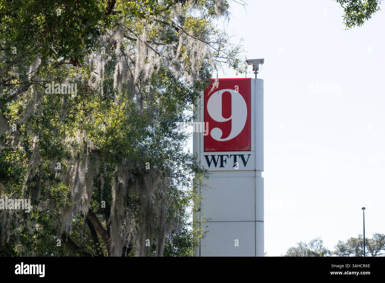 Orlando, Florida, USA - January 20, 2022: Sign of WFTV Channel 9 at ...