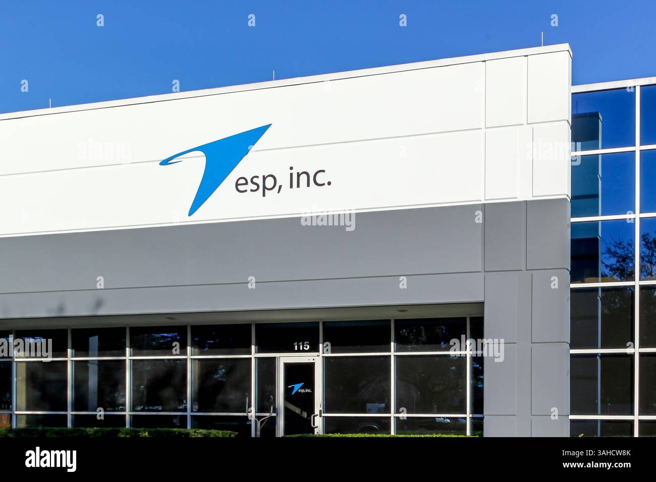 Orlando, Florida, USA- February 8, 2020: ESP office building in Orlando ...