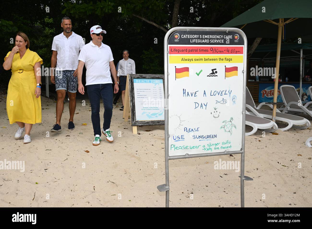 Cairns, Australia. 10th Apr, 2025. Australian Prime Minister Anthony ...