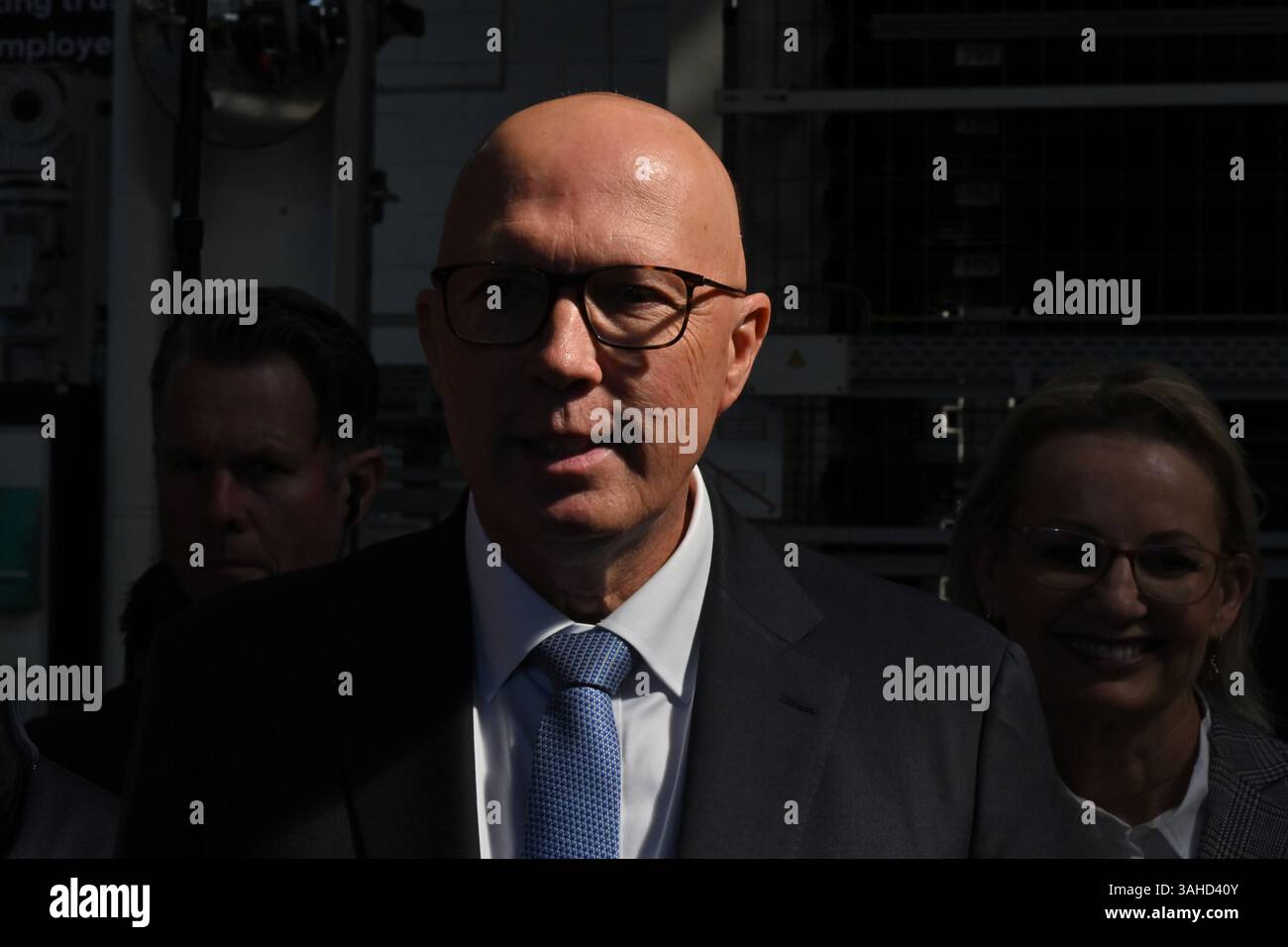 Melbourne, Australia. 10th Apr, 2025. Leader of the Opposition Peter ...