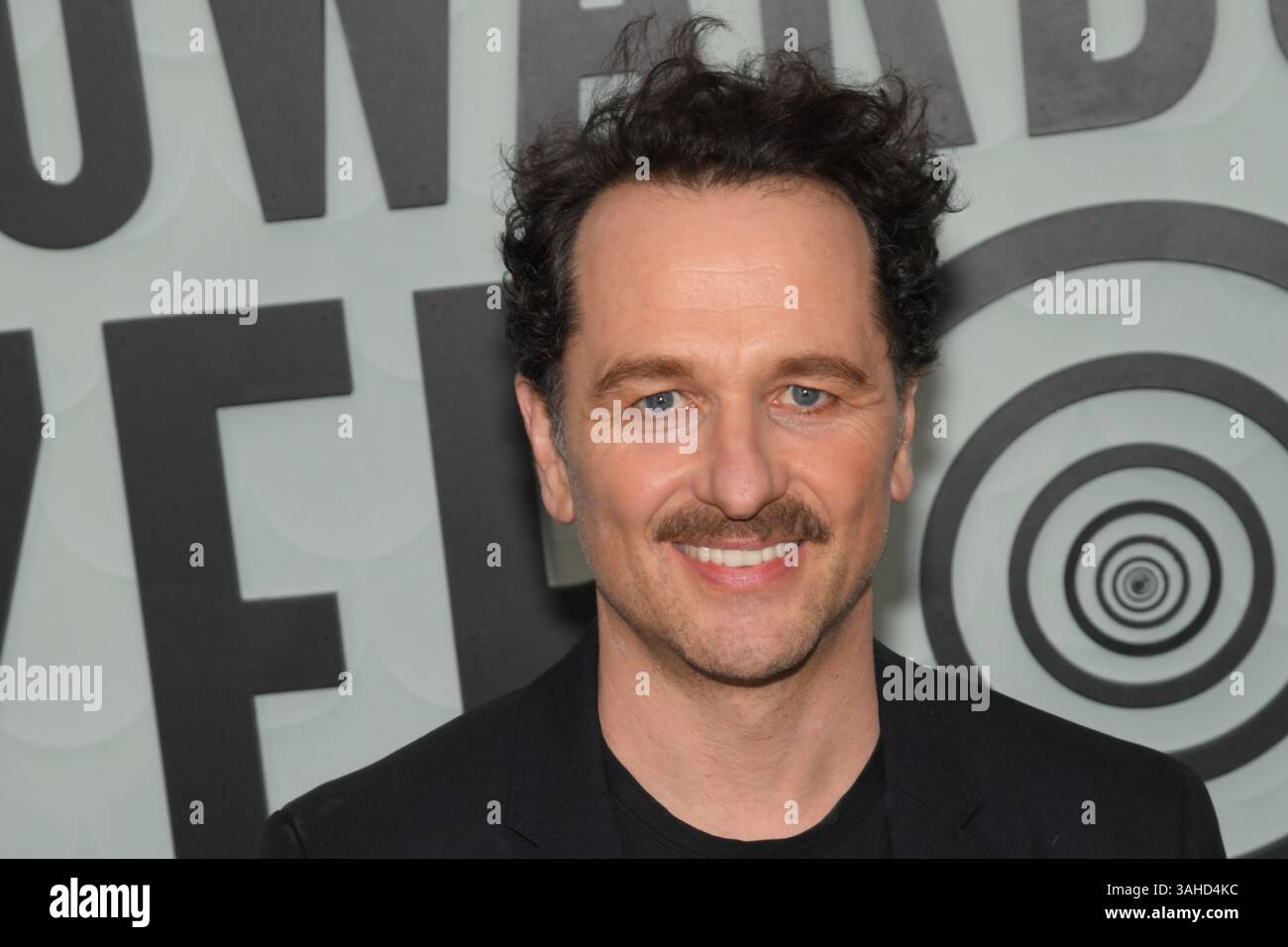 New York, USA. 09th Apr, 2025. Matthew Rhys attends Agatha Christie's ...