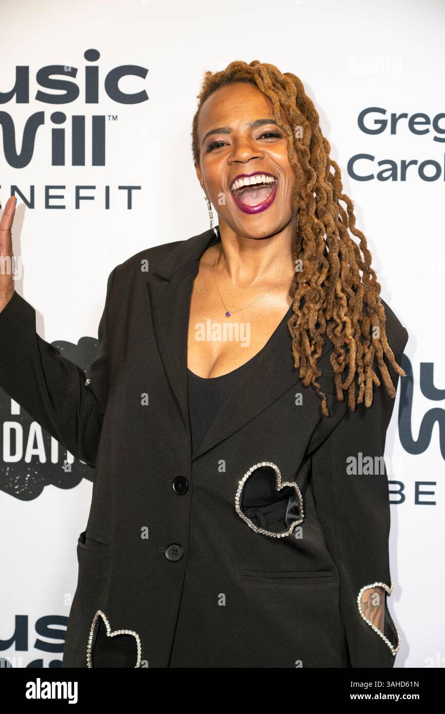 New York, USA. 09th Apr, 2025. Divinity Roxx attends the Music Will ...