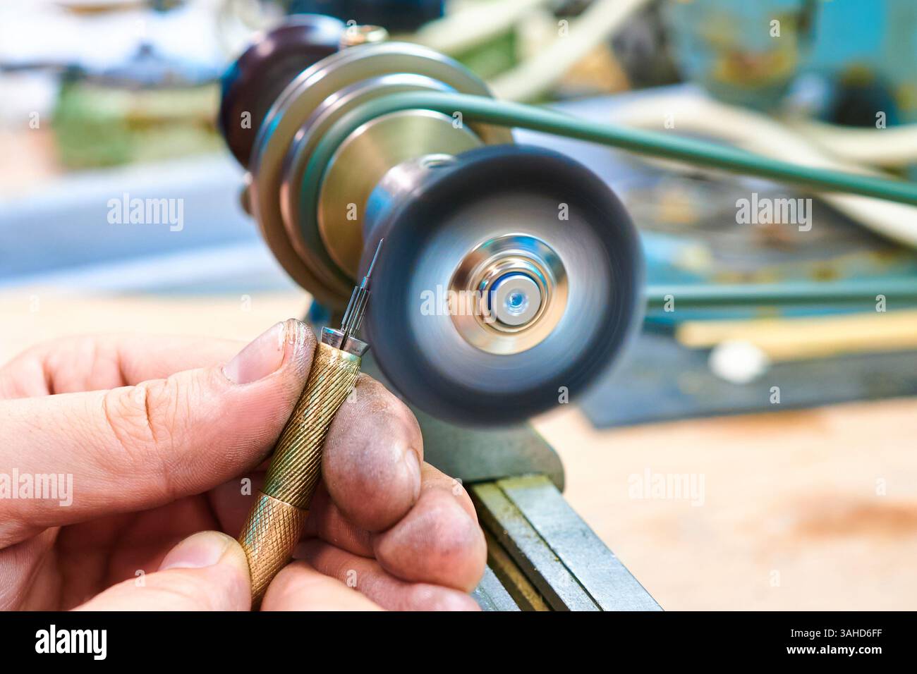 Intricate clockwork assembly reveals craftsmanship in gear grinding and ...