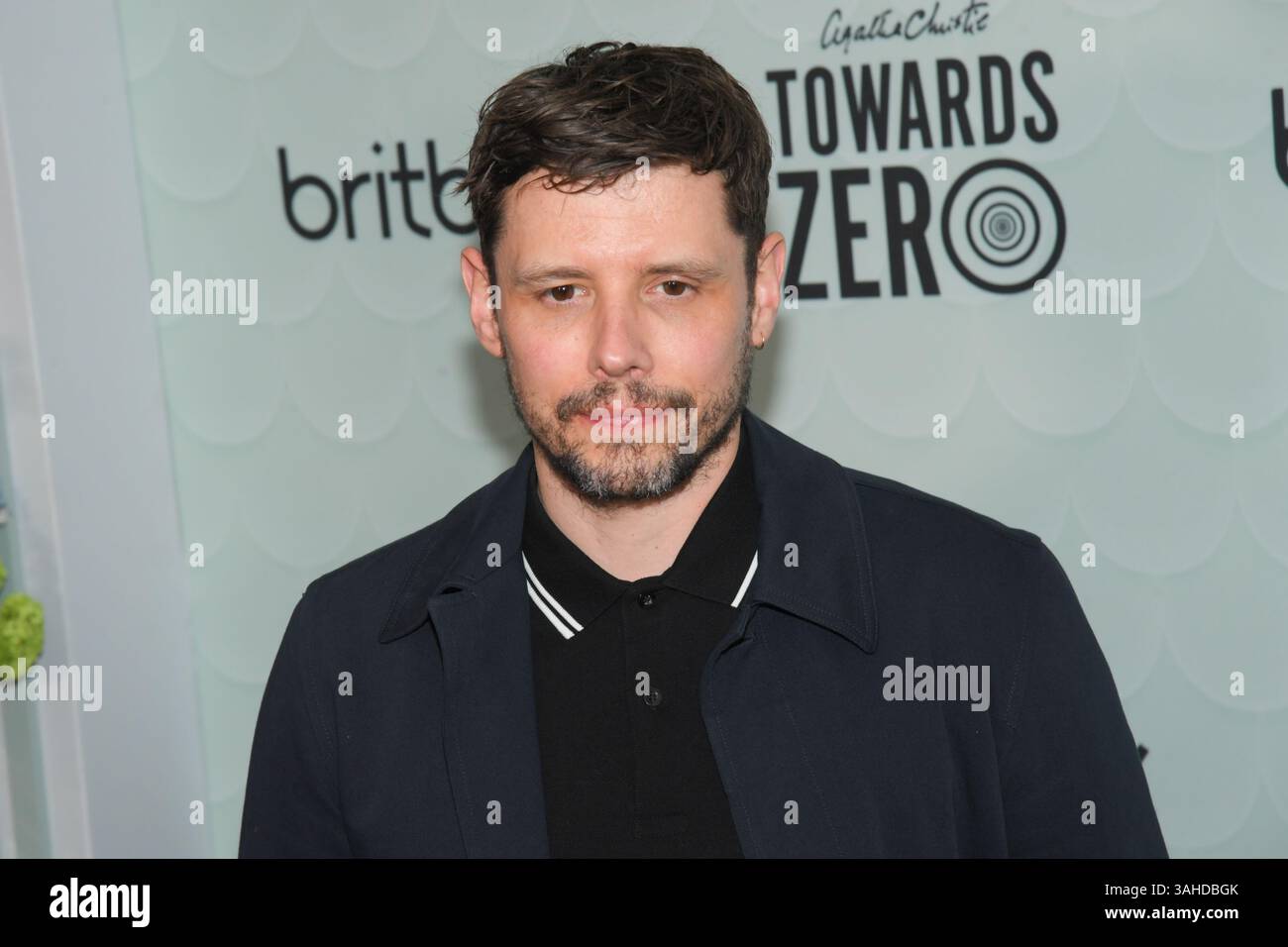 New York, USA. 09th Apr, 2025. Sam Yates attends Agatha Christie's ...