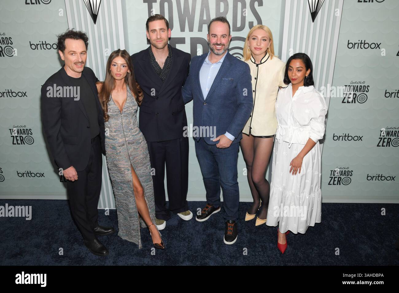 (L-R) Matthew Rhys, Mimi Keene, Oliver Jackson-Cohen, Robert ...