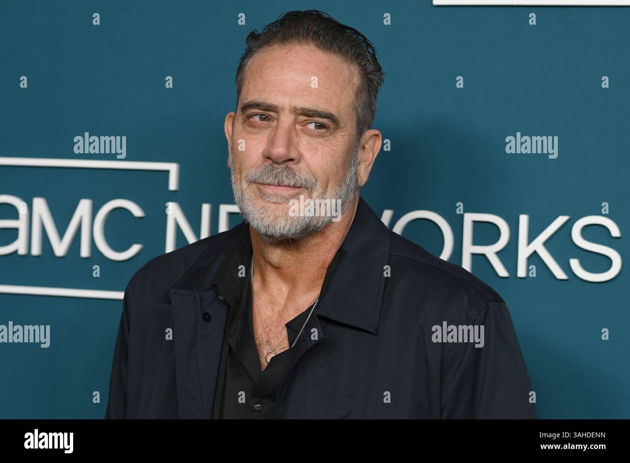 New York, USA. 09th Apr, 2025. Jeffrey Dean Morgan attends the AMC ...