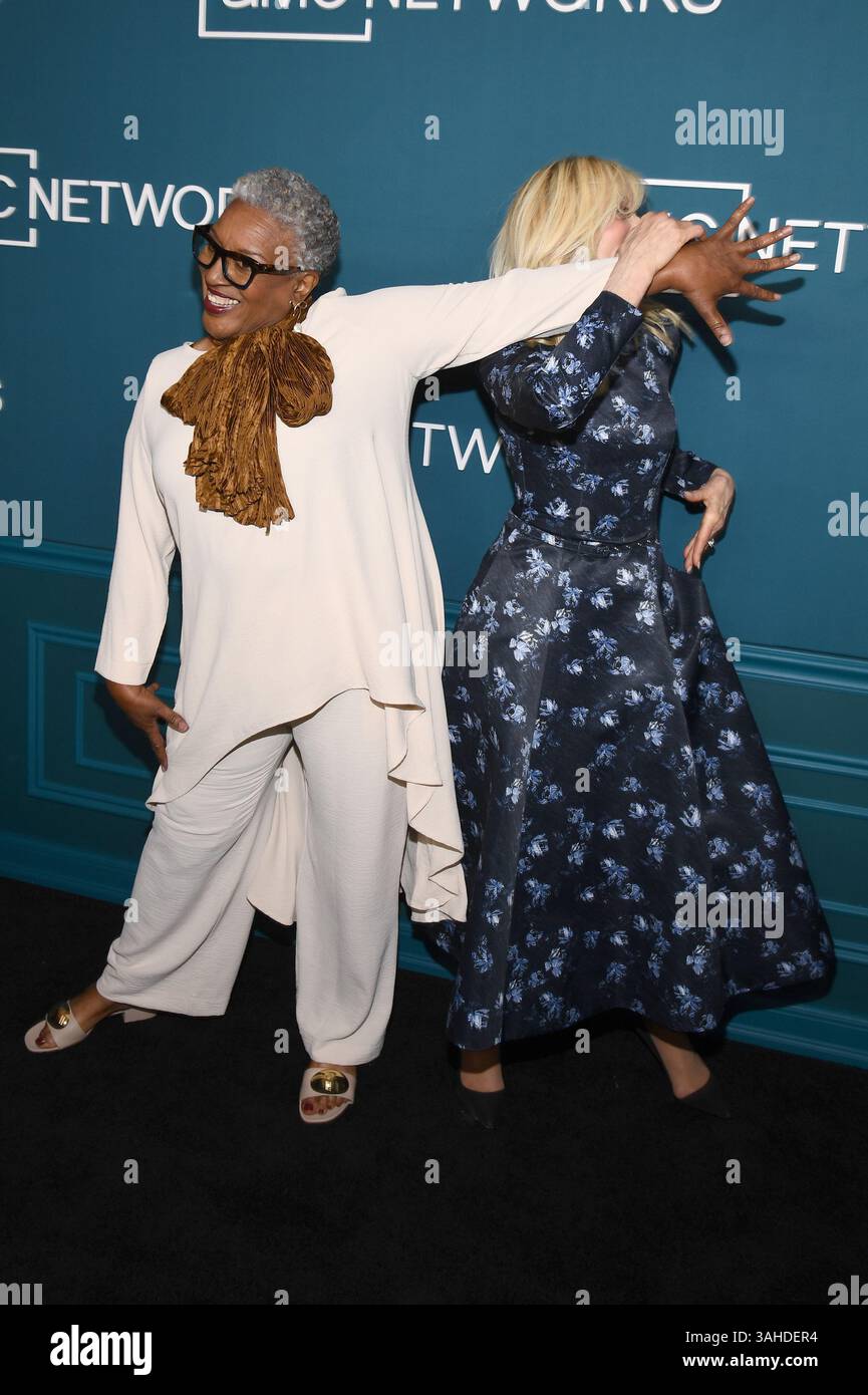 New York, USA. 09th Apr, 2025. (L-R) CCH Pounder and Judith Light ...
