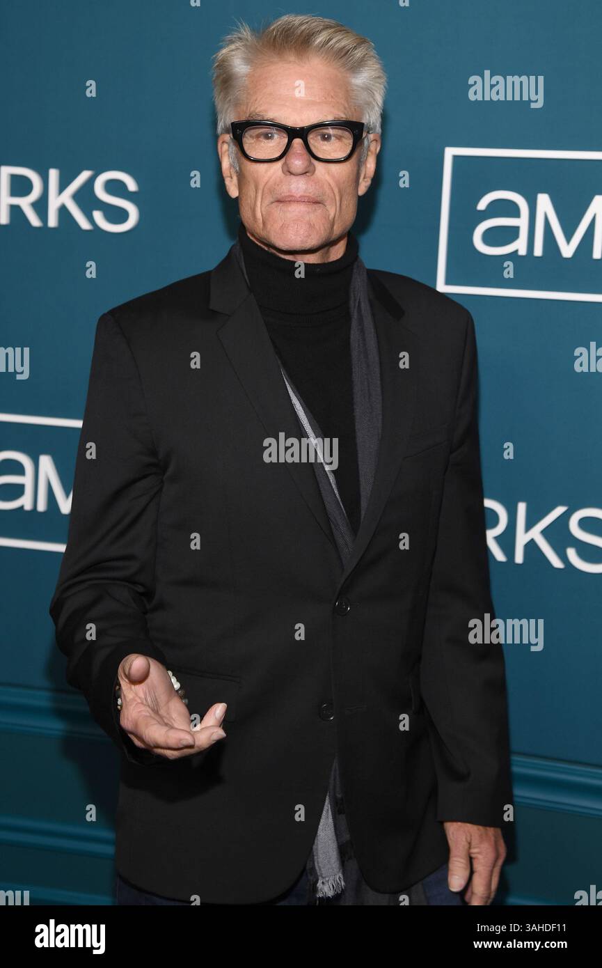 New York, USA. 09th Apr, 2025. Harry Hamlin attends the AMC Networks ...