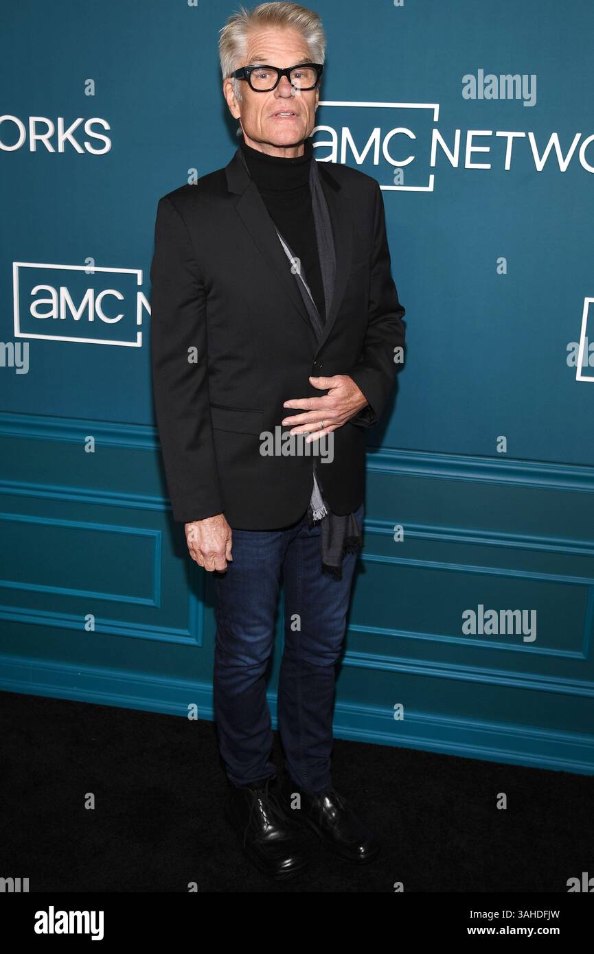 New York, USA. 09th Apr, 2025. Harry Hamlin attends the AMC Networks ...