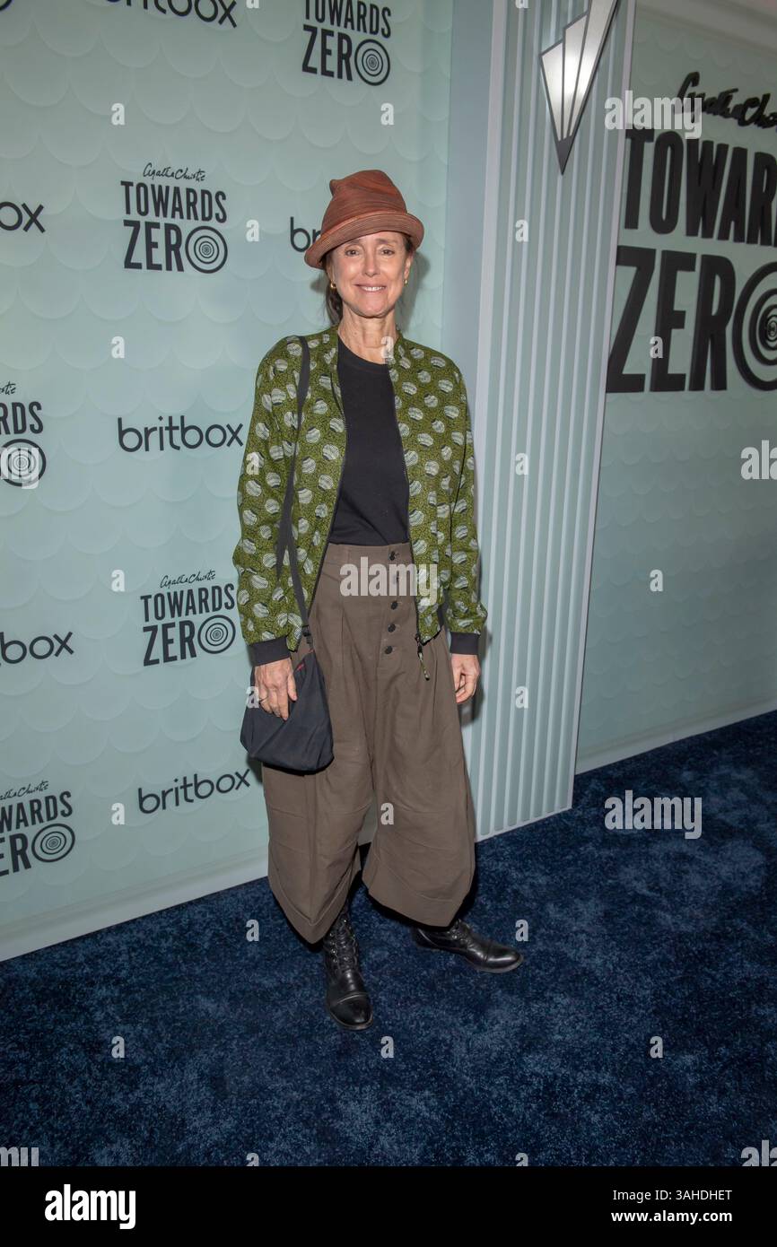 NEW YORK, NEW YORK - APRIL 09: Julie Taymor attends Agatha Christie's ...