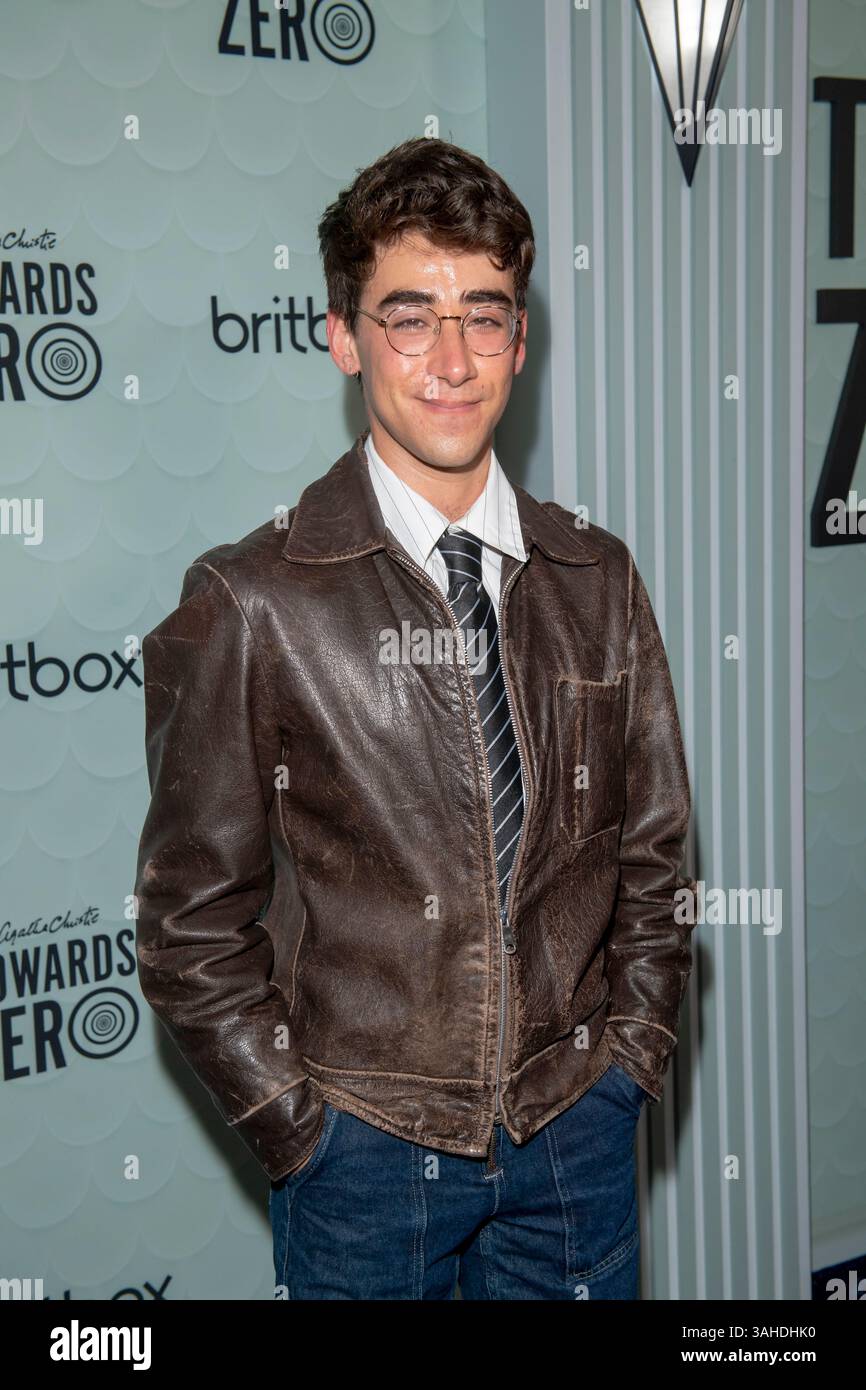 NEW YORK, NEW YORK - APRIL 09: Nick Pugliese attends Agatha Christie's ...