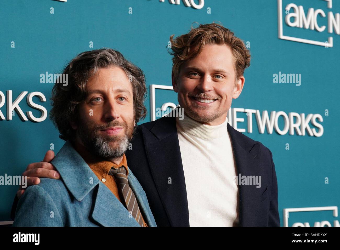 Ny. 09th Apr, 2025. Simon Helberg, Billy Magnussen at arrivals for AMC ...