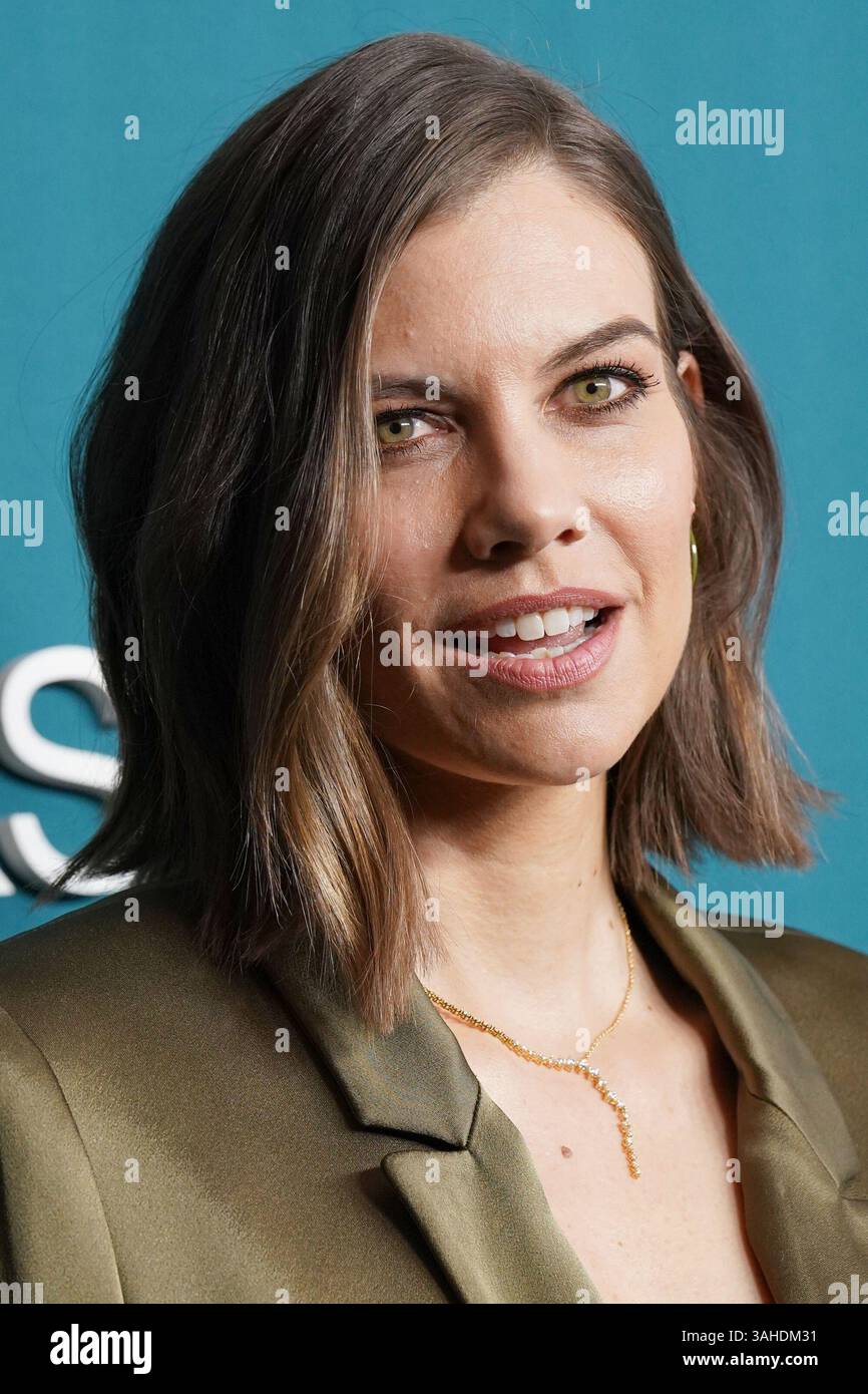 Ny. 09th Apr, 2025. Lauren Cohan at arrivals for AMC Networks 2025 ...