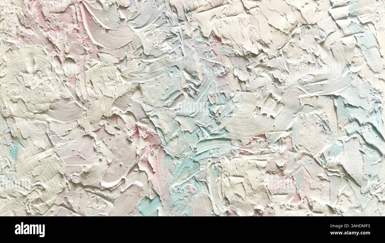 Textured plaster handmade background in pastel colors. Abstract texture ...