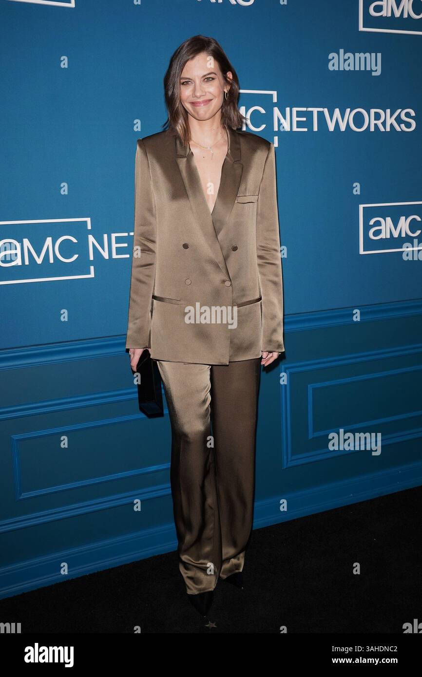 Ny. 09th Apr, 2025. Lauren Cohan at arrivals for AMC Networks 2025 ...