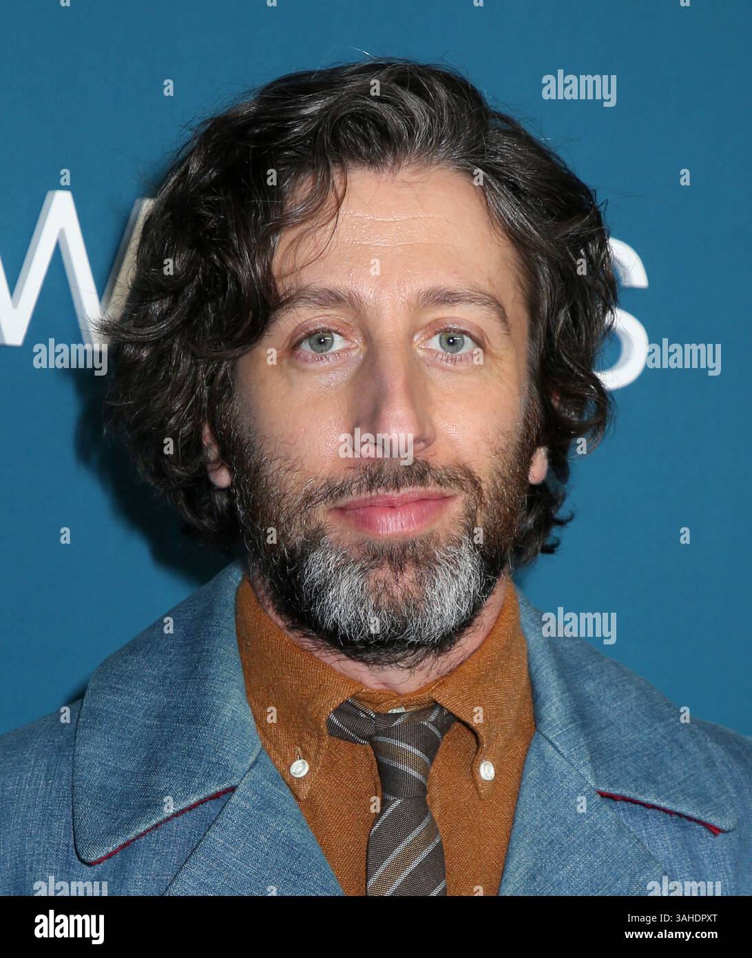 New York City, USA. 09th Apr, 2025. Simon Helberg attending the AMC ...