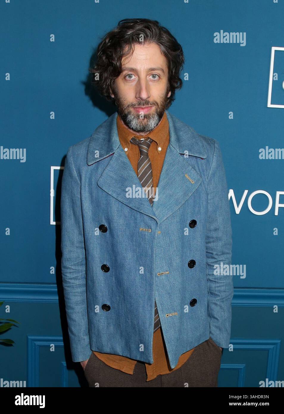 New York City, USA. 09th Apr, 2025. Simon Helberg attending the AMC ...