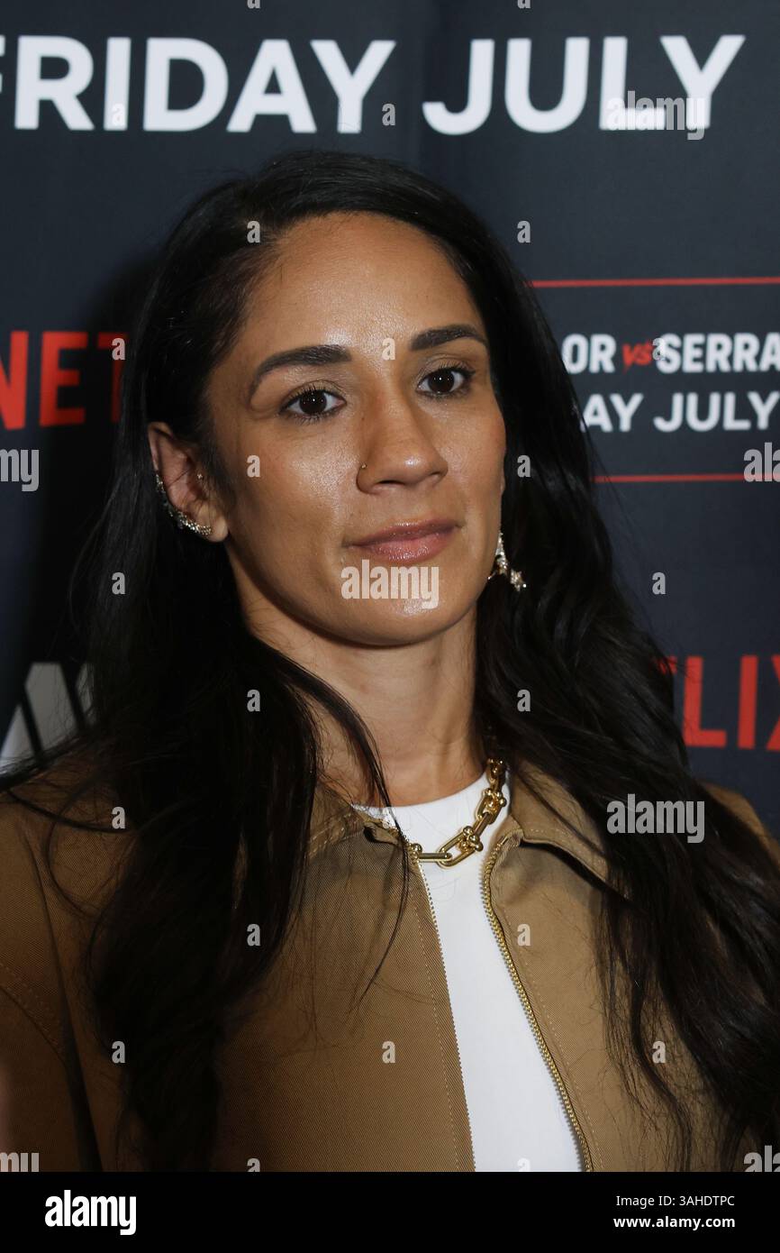 New York, United States. 09th Apr, 2025. Amanda Serrano attends the ...