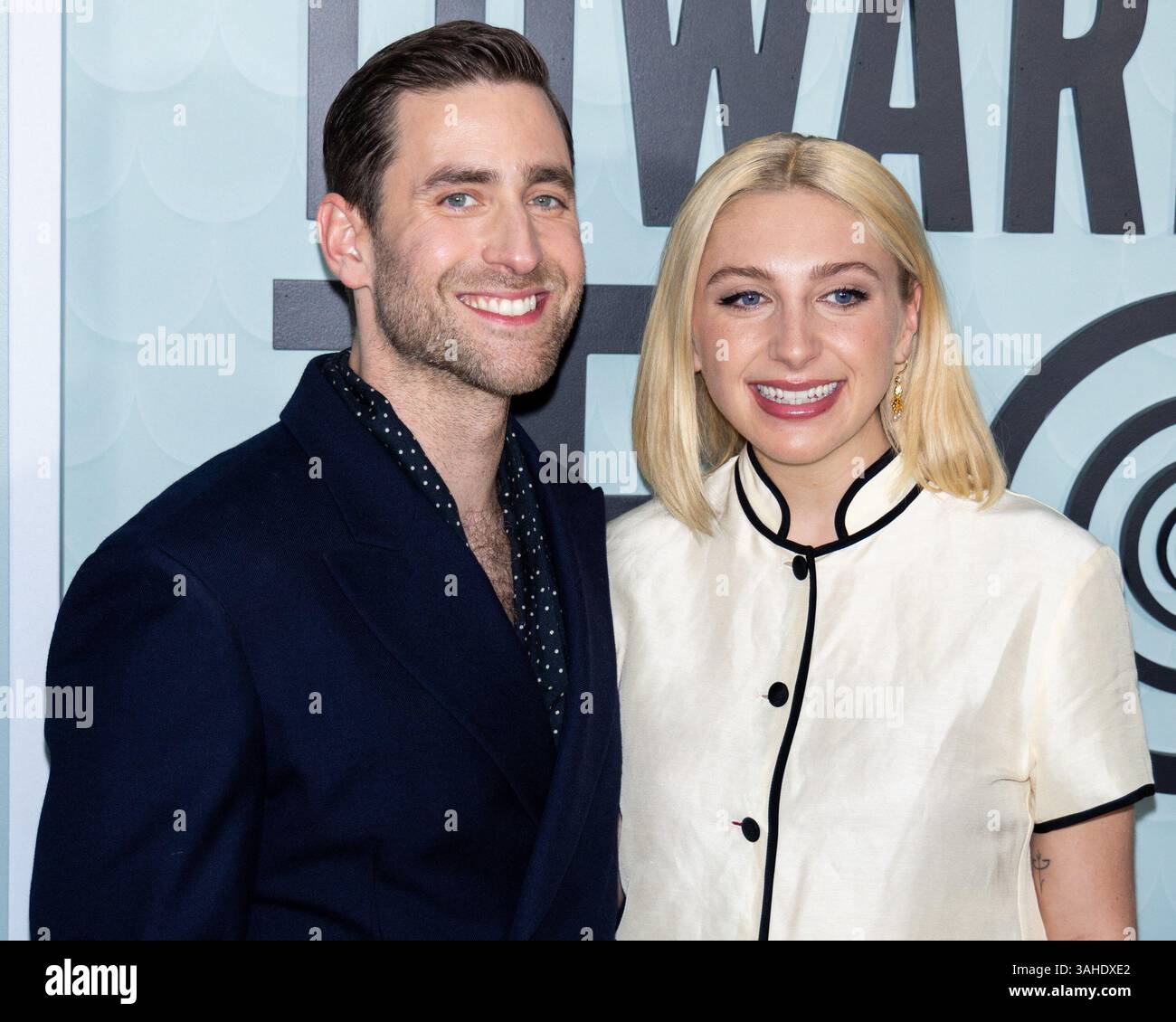 Oliver Jackson-Cohen, Ella Lily Hyland at arrivals for AGATHA CHRISTIE'S TOWARDS ZERO Premiere ...
