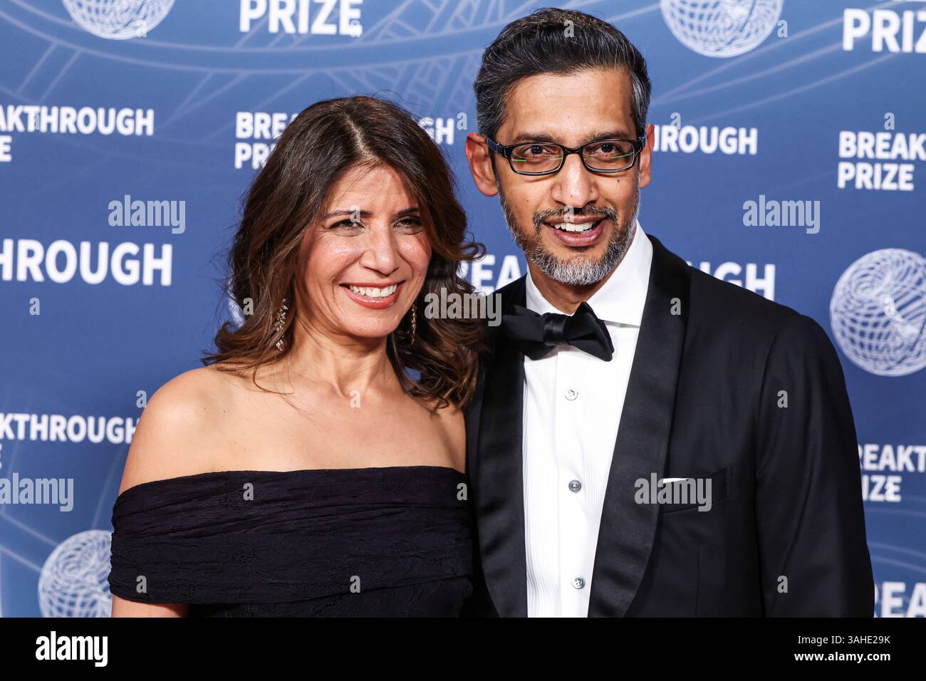 SANTA MONICA, LOS ANGELES, CALIFORNIA, USA - APRIL 05: Anjali Pichai ...