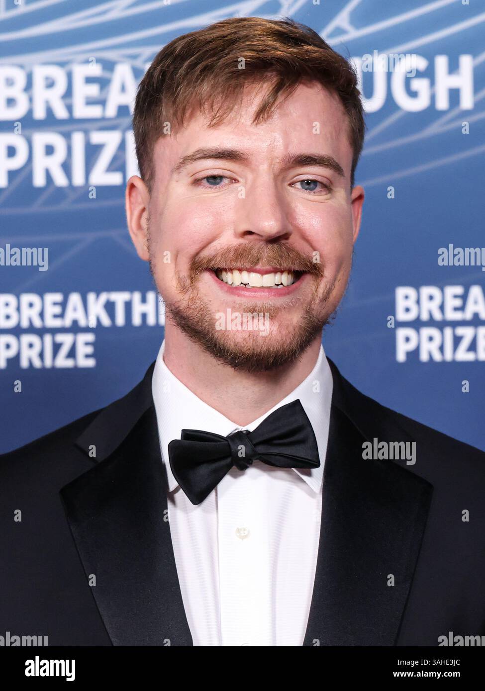SANTA MONICA, LOS ANGELES, CALIFORNIA, USA - APRIL 05: MrBeast (Jimmy Donaldson) arrives at the ...