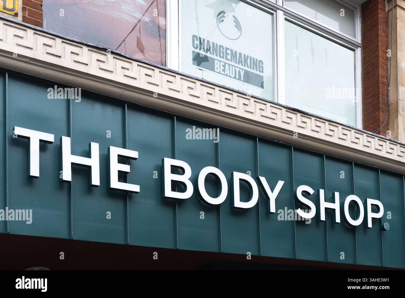 London, Uk - October 19, 2024 -The Body Shop store entrance in Oxford ...