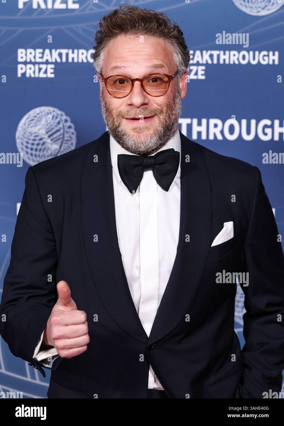 SANTA MONICA, LOS ANGELES, CALIFORNIA, USA - APRIL 05: Seth Rogen ...