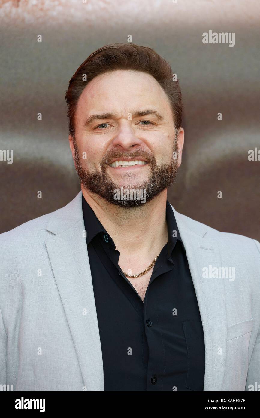 April 8, 2025, Los Angeles, California, USA: Chris Moss at the premiere ...