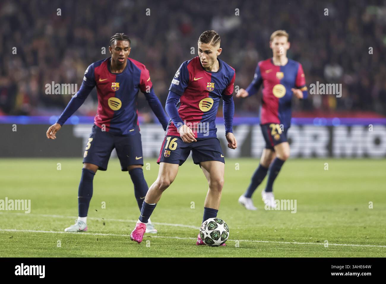 Fermin Lopez of FC Barcelona during the UEFA Champions League, Quarter ...