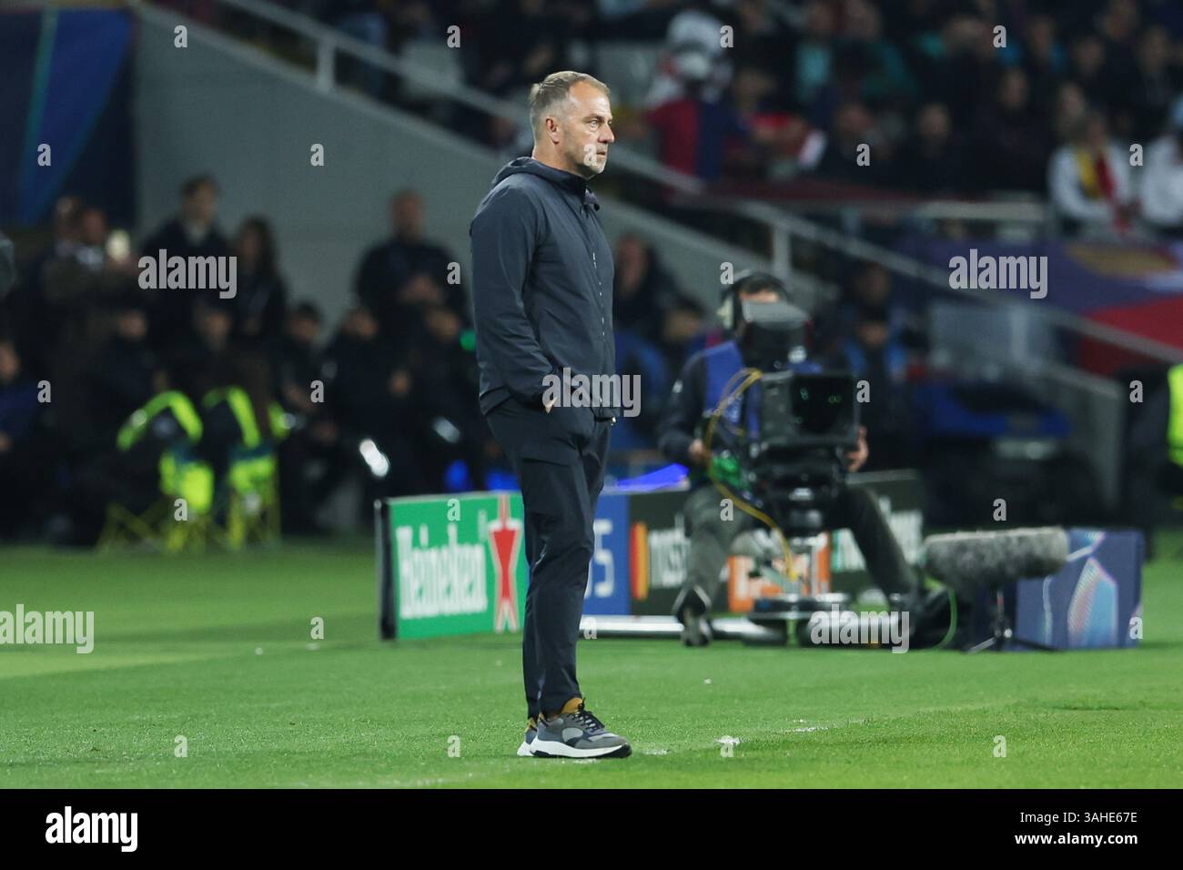 Hansi Flick, head coach of FC Barcelona during the UEFA Champions League, Quarter-finals, 1st ...