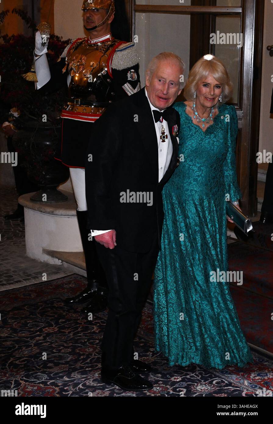 Rome, Italy. 09th Apr, 2025. King Charles III And Queen Camilla of ...