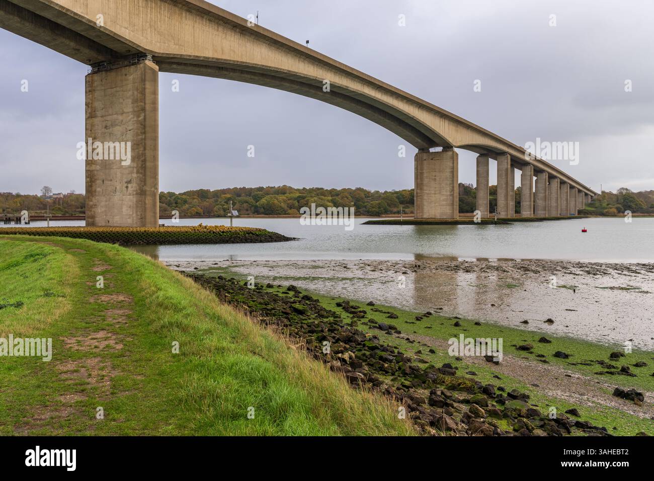 Orwell Bridge near Ipswich, Suffolk, England, UK Stock Photo - Alamy