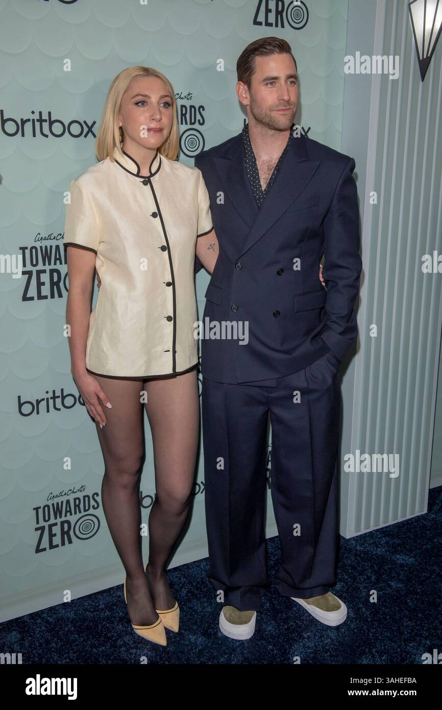 New York, United States. 09th Apr, 2025. (L-R) Ella Lily Hyland and ...