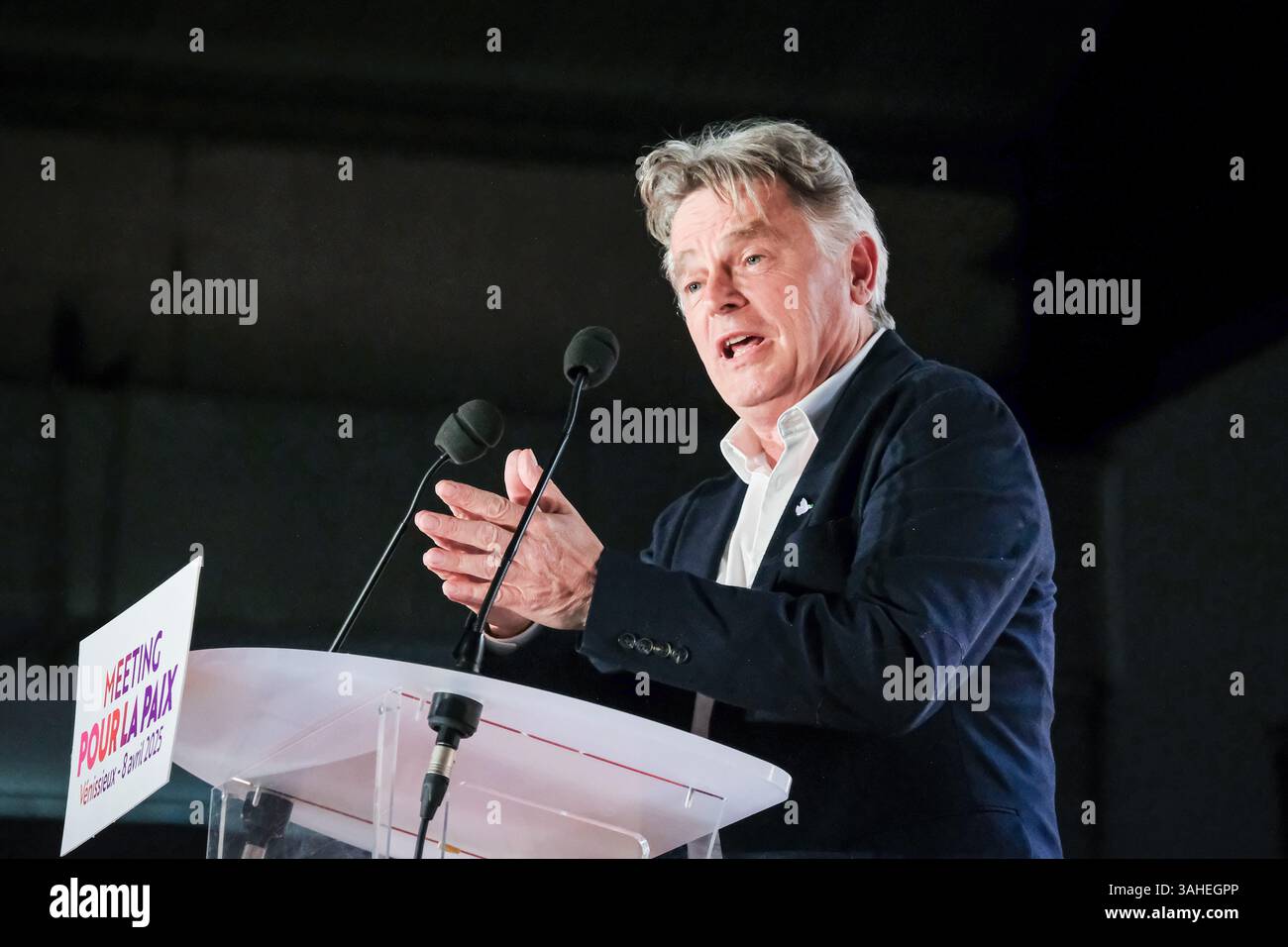 Fabien Roussel, National Secretary of the French Communist Party during ...
