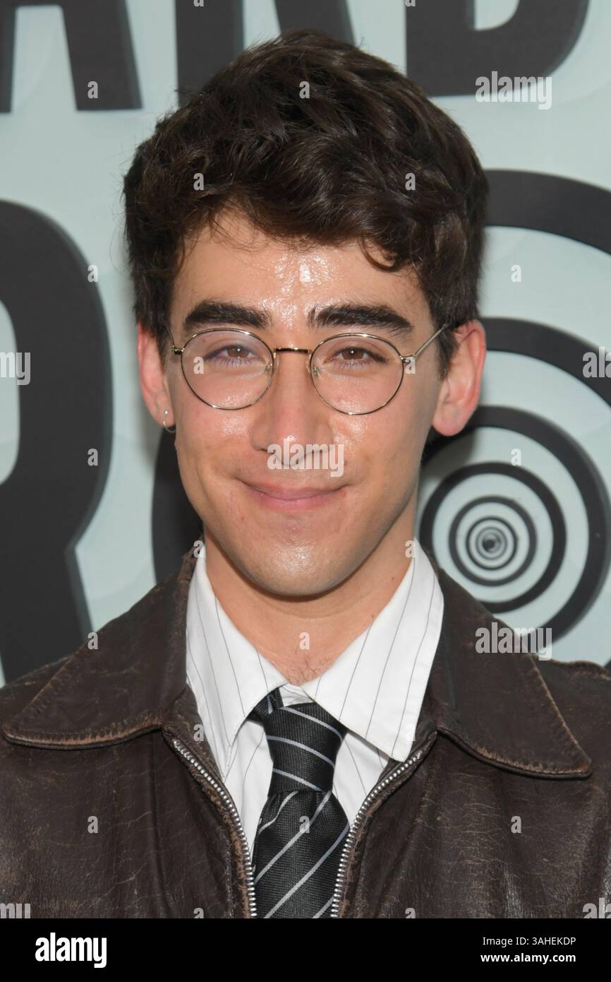 New York, USA. 09th Apr, 2025. Nick Pugliese attends Agatha Christie's ...