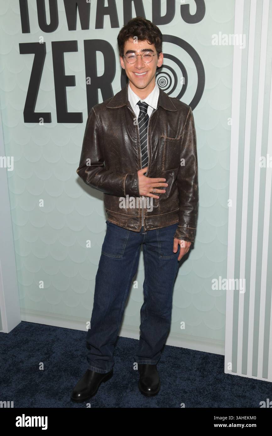 New York, USA. 09th Apr, 2025. Nick Pugliese attends Agatha Christie's ...