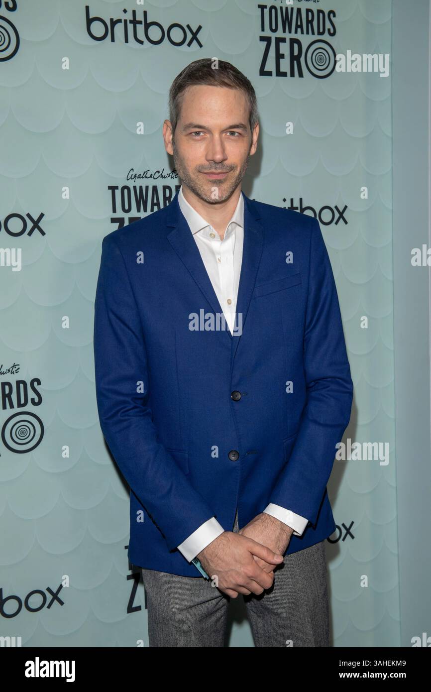New York, USA. 9th Apr, 2025. Evan Hoyt Thompson attends Agatha ...